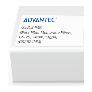 Advantec Grade GS25, 24 mm | Glass Fiber Filters | Sterlitech Corporation