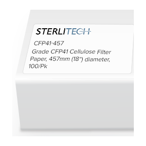 Grade CFP40 Cellulose Filter Paper, 457mm, 100/Pk