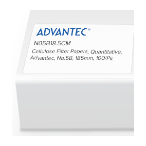 Quantitative Filter Papers No.5B, 185mm, 100/pk