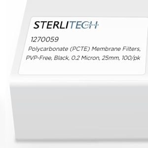 Polycarbonate (PCTE) Membrane Filters, PVP-Free, Black, 0.2 Micron ...