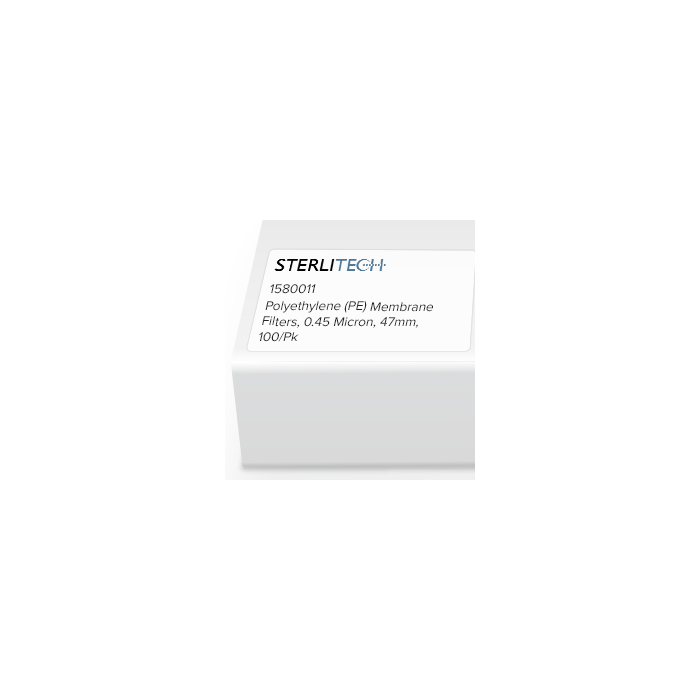 Polyethylene (PE) Membrane Filters, 0.45 Micron, 47mm, 100/Pk