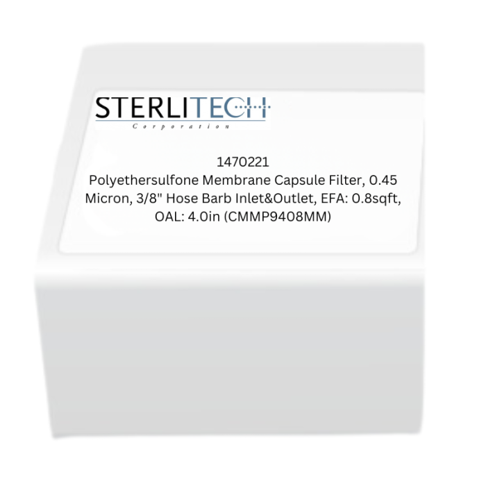 Polyethersulfone Membrane Capsule Filter, 0.45 Micron, 3/8" Hose Barb ...