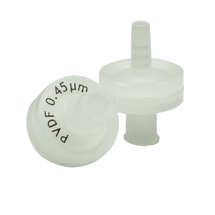 PVDF (Polyvinylidene) Syringe Filters, Abluo, 0.45 Micron, 13mm, 1000/pk