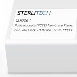 Polycarbonate (PCTE) Membrane Filters, PVP-Free, Black, 1.0 Micron ...