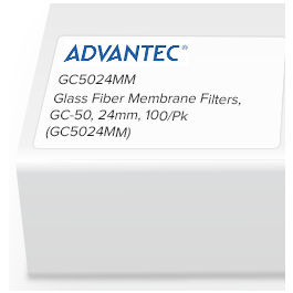 Advantec Grade GC50, 24 mm | Glass Fiber Filters | Sterlitech Corporation