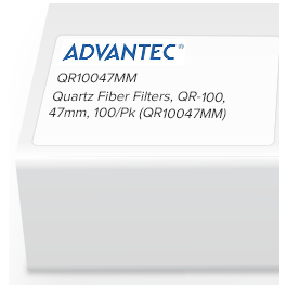 Advantec Grade QR100, 47 mm | Quartz Fiber Filters | Sterlitech Corporation