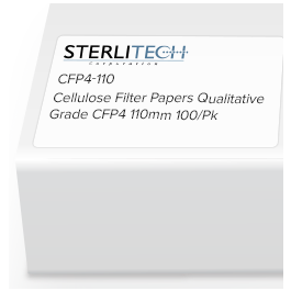 Grade CFP4 Cellulose Filter Paper, 110mm, 25µm, 100/Pk