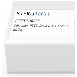 Polyester (PETE) Drain Disc, 142mm, 25/Pk