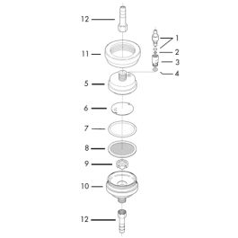 Support Screen 47mm 304SS PTFE Coated